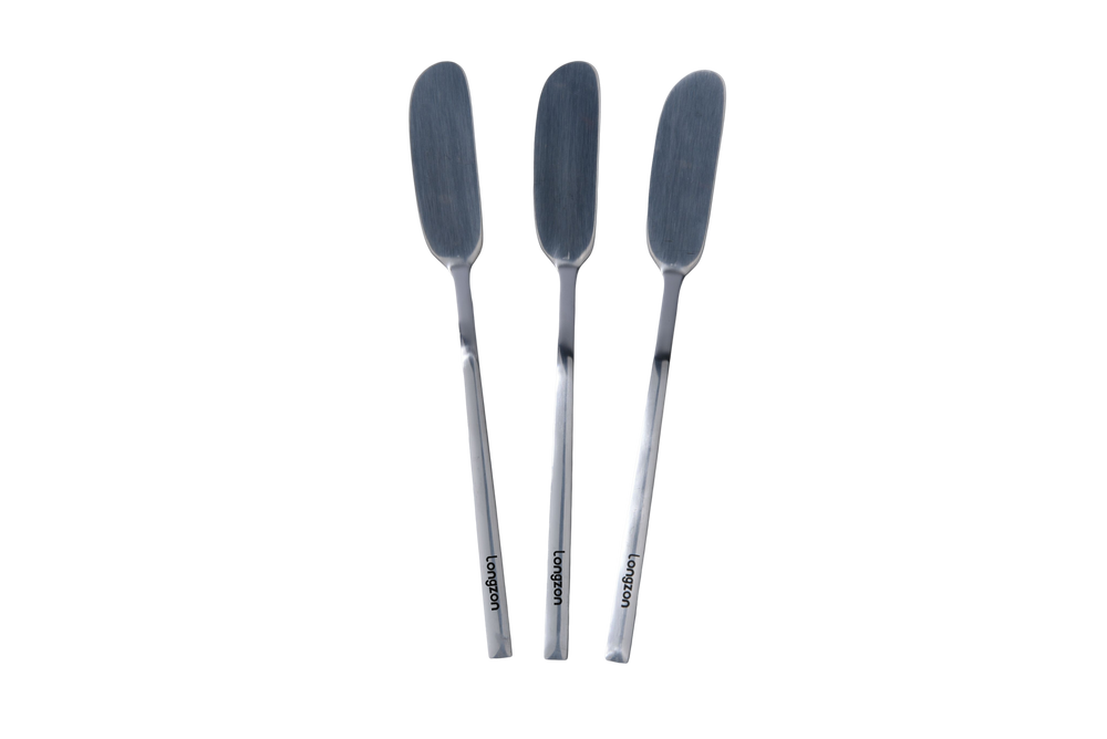 Longzon 316 Stainless Steel Butter Knife,Butter Spreader,Jam Spoon,Mul